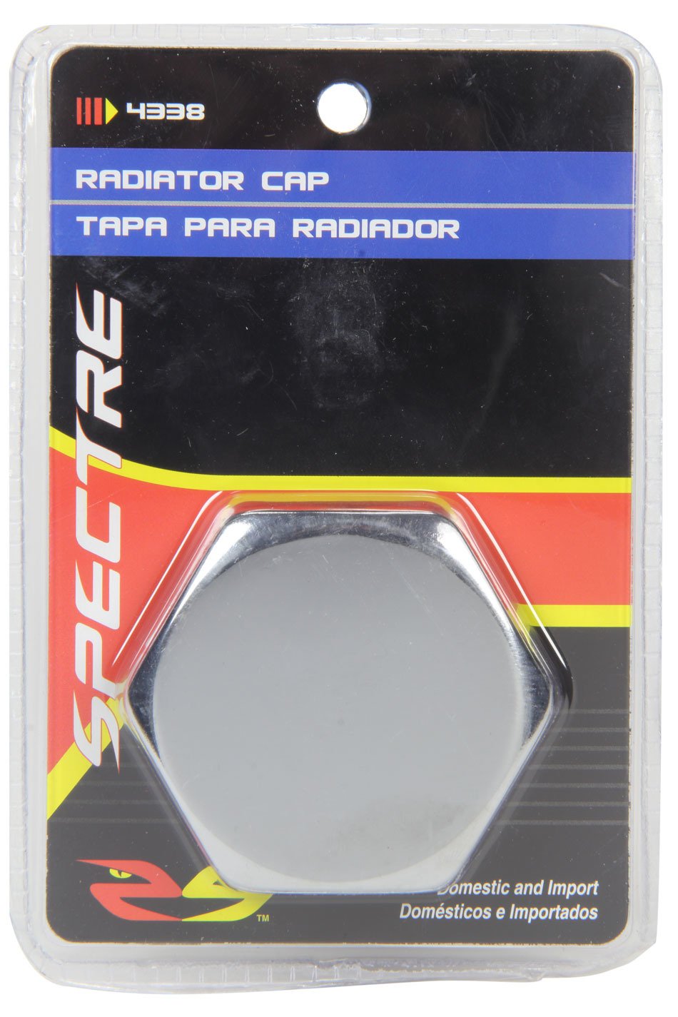 Hex One-Piece Radiator Cap- Chrome - MacRodShop